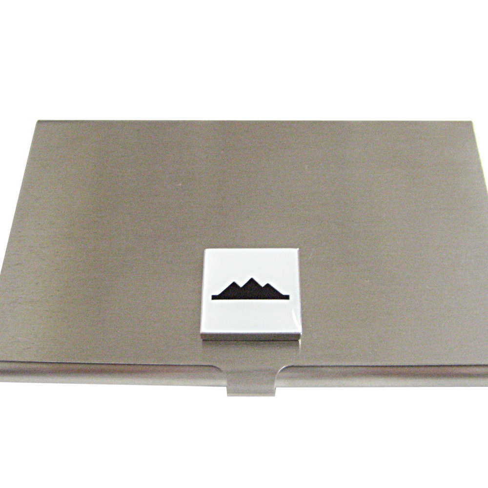 Square Iconic Pyramid Business Card Holder - Gem